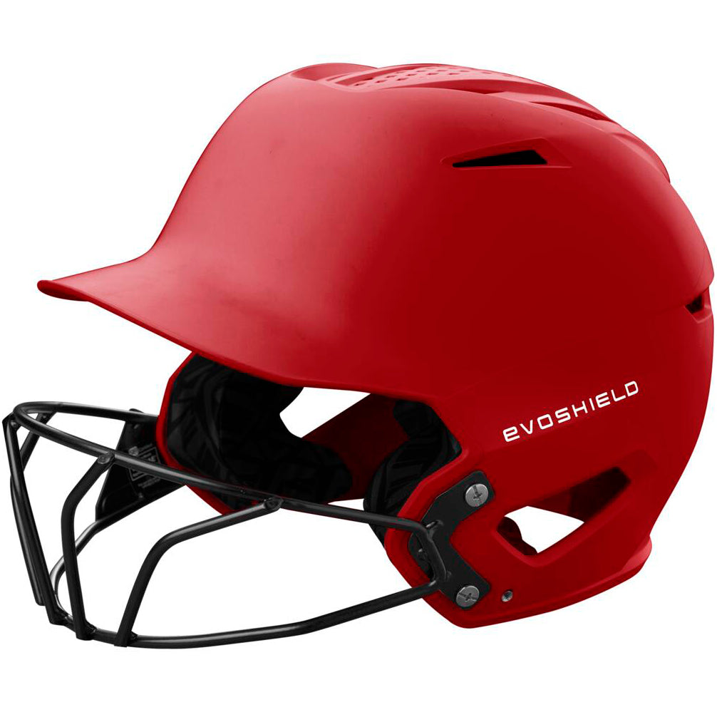 EvoShield XVT 2.0 Matte Batting Helmet with Fastpitch Mask: WB572570 ...