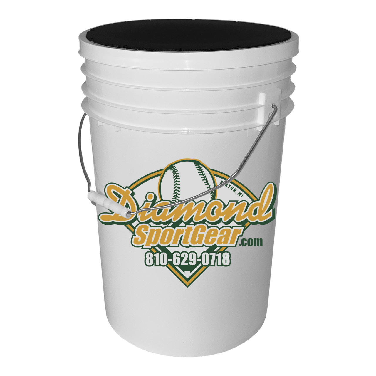Champion DSG 6 Gallon Ball Bucket with Padded Lid: BUC6-DSG – Diamond ...